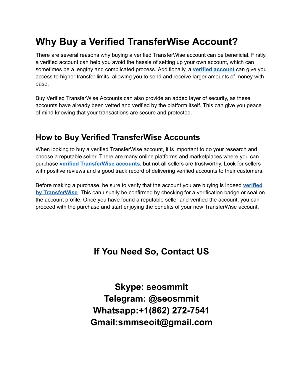 PPT - Buy Verified TransferWise Accounts PowerPoint Presentation, free ...