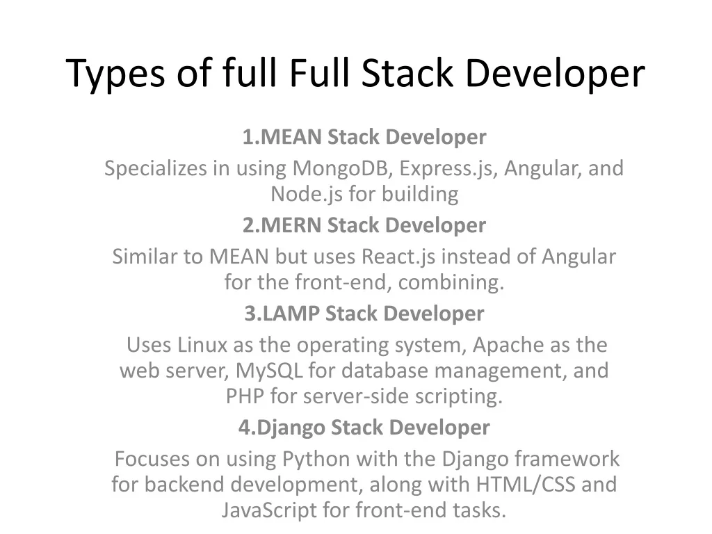 PPT - Full stack developer course in chandigarh PowerPoint Presentation ...