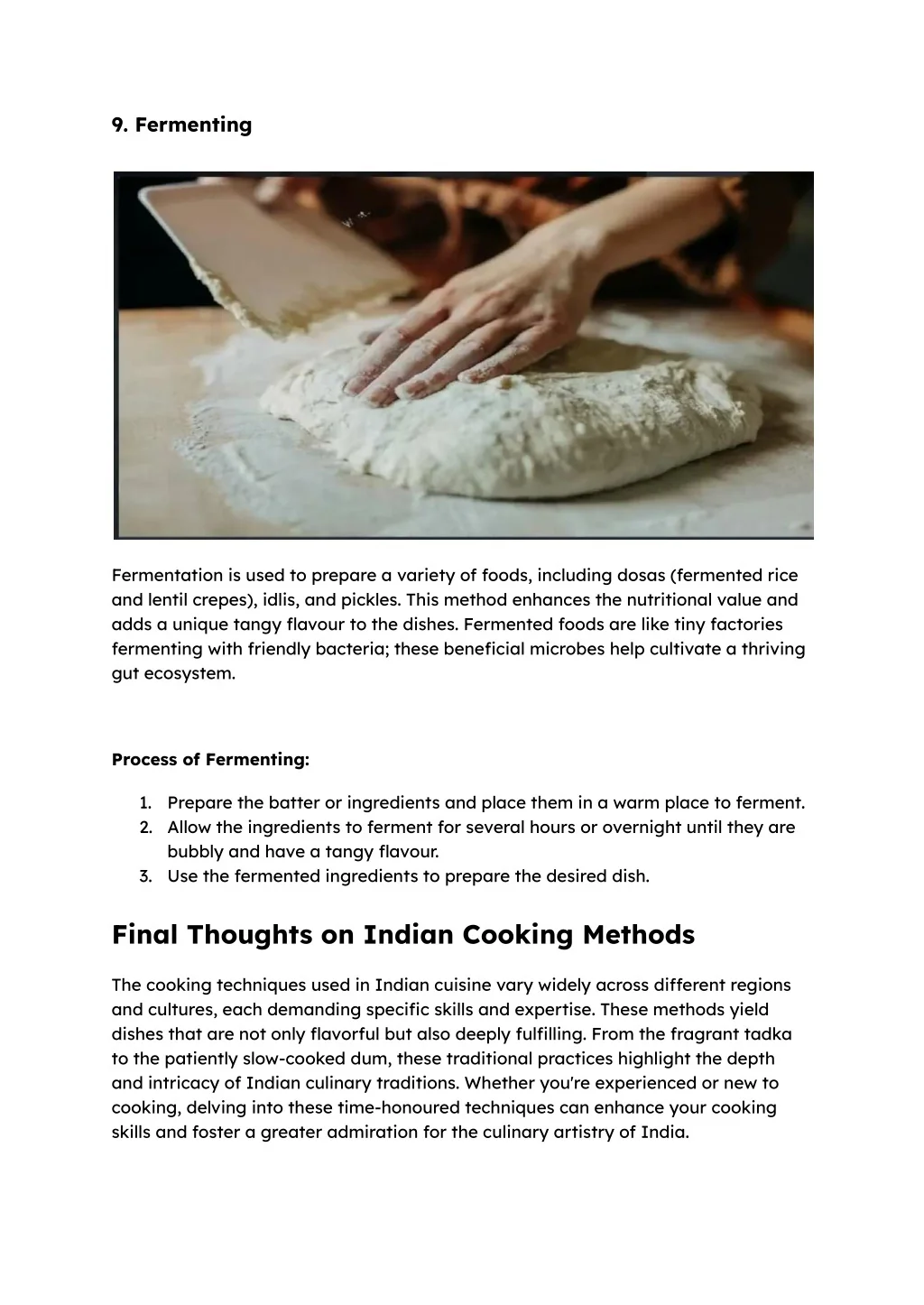 PPT - Traditional Cooking Methods in Indian Cuisine | Dilchad ...