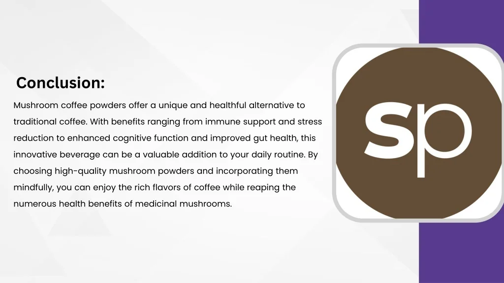 PPT - What are the Health Benefits of Mushroom Coffee Powders ...