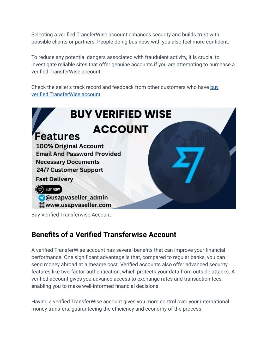 PPT - 5 Stylish Ideas For Buy Verified TransferWise Accounts PowerPoint Presentation - ID:13535831