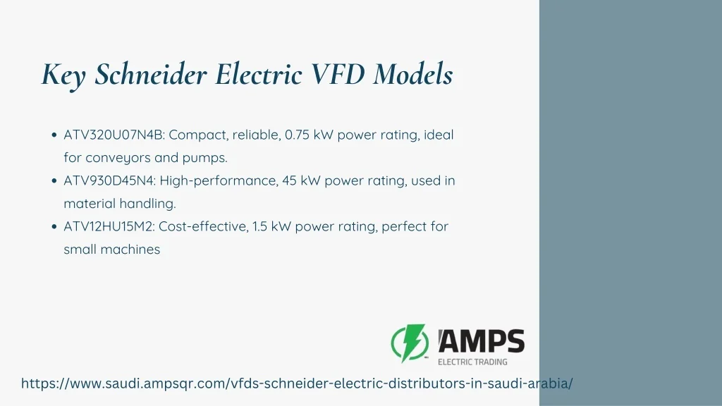 PPT - The Ultimate in Schneider’s VFDs : Schneider Electric ...