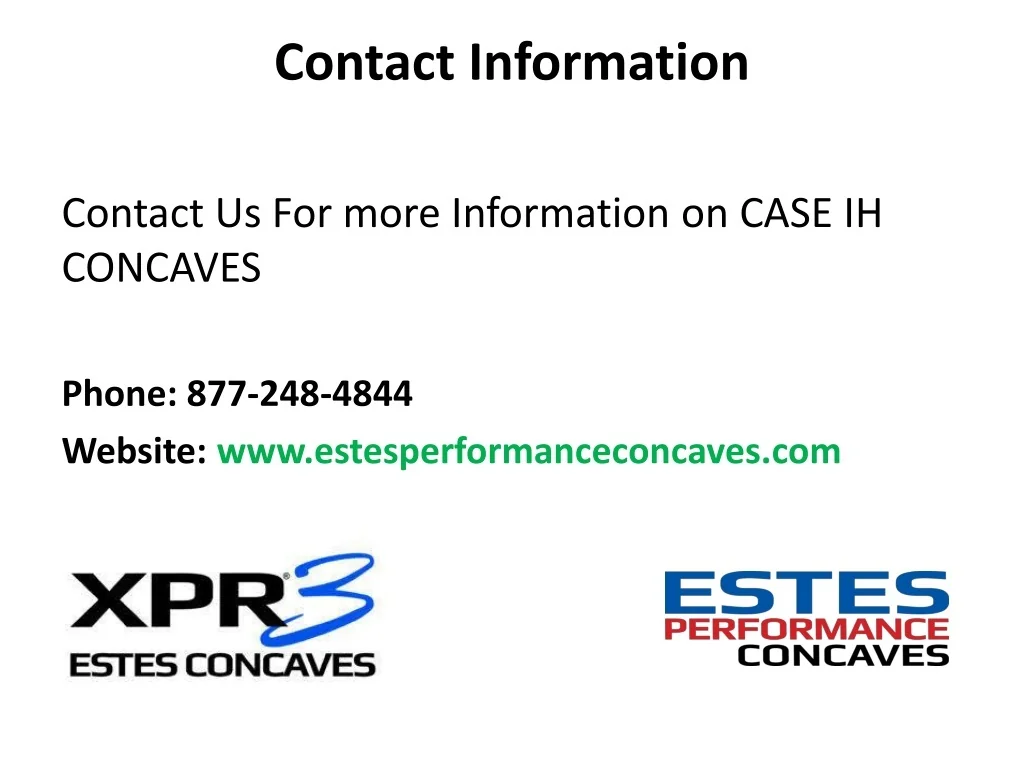 PPT - Case IH Concaves An Overview of Features and Benefits PowerPoint ...