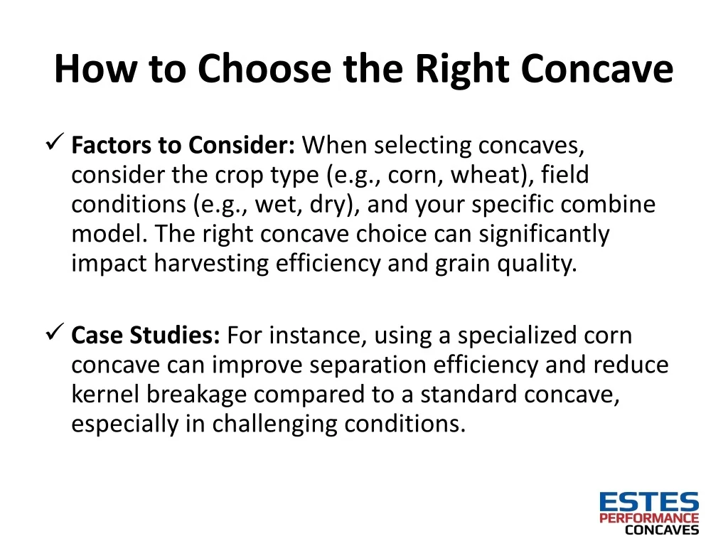 PPT - Case IH Concaves An Overview of Features and Benefits PowerPoint Presentation - ID:13537221