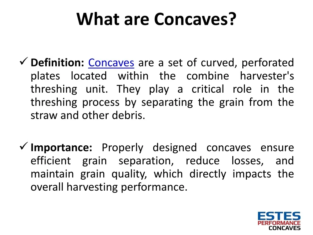 PPT - Case IH Concaves An Overview of Features and Benefits PowerPoint ...