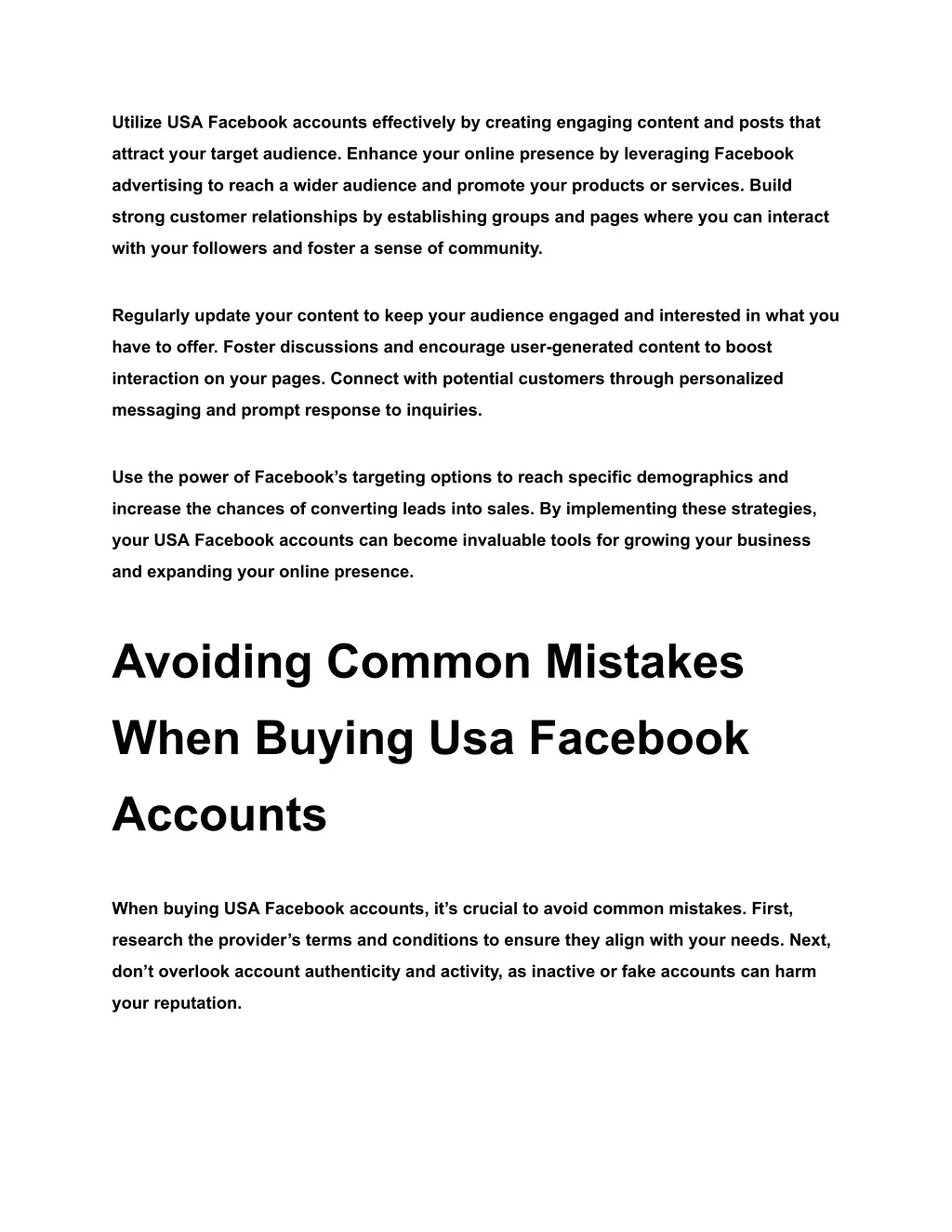 PPT - Top 3 Buy USA Facebook Accounts PowerPoint Presentation, free ...