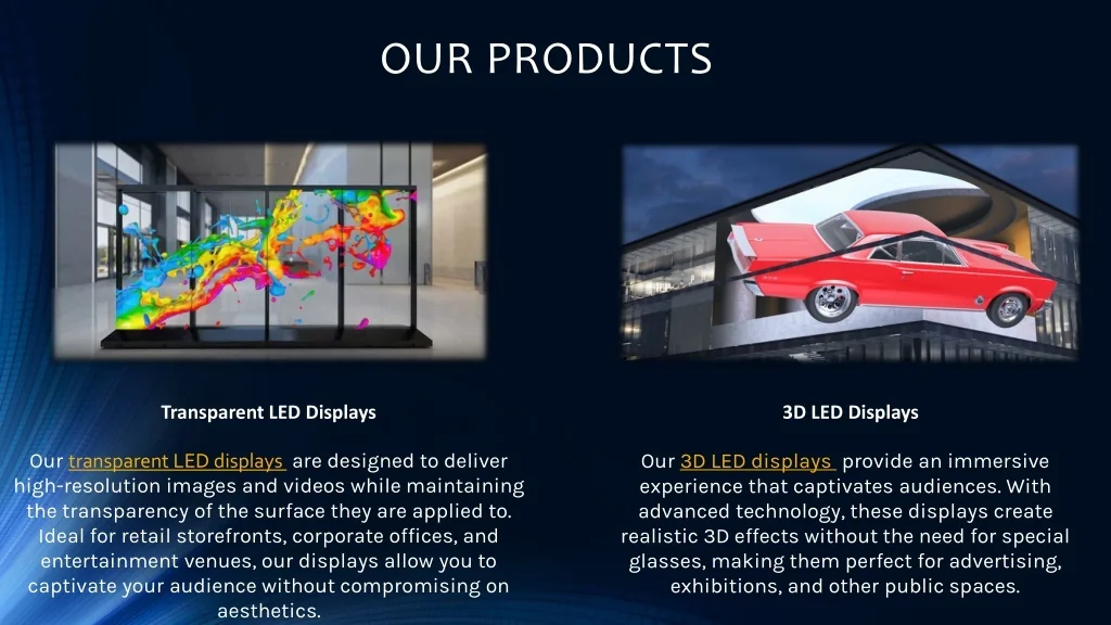 PPT - The Future of Digital Displays: NEXON Clear LED Signage ...