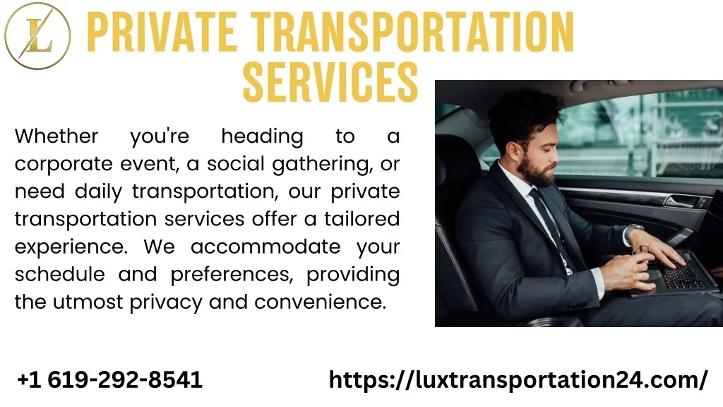PPT - Airport Shuttle and Private Transportation Service – Luxury ...