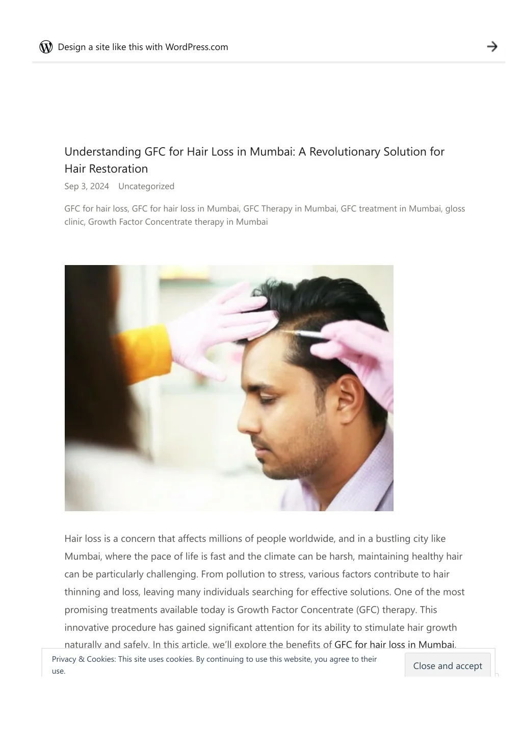 PPT - Understanding GFC for Hair Loss in Mumbai A Revolutionary ...