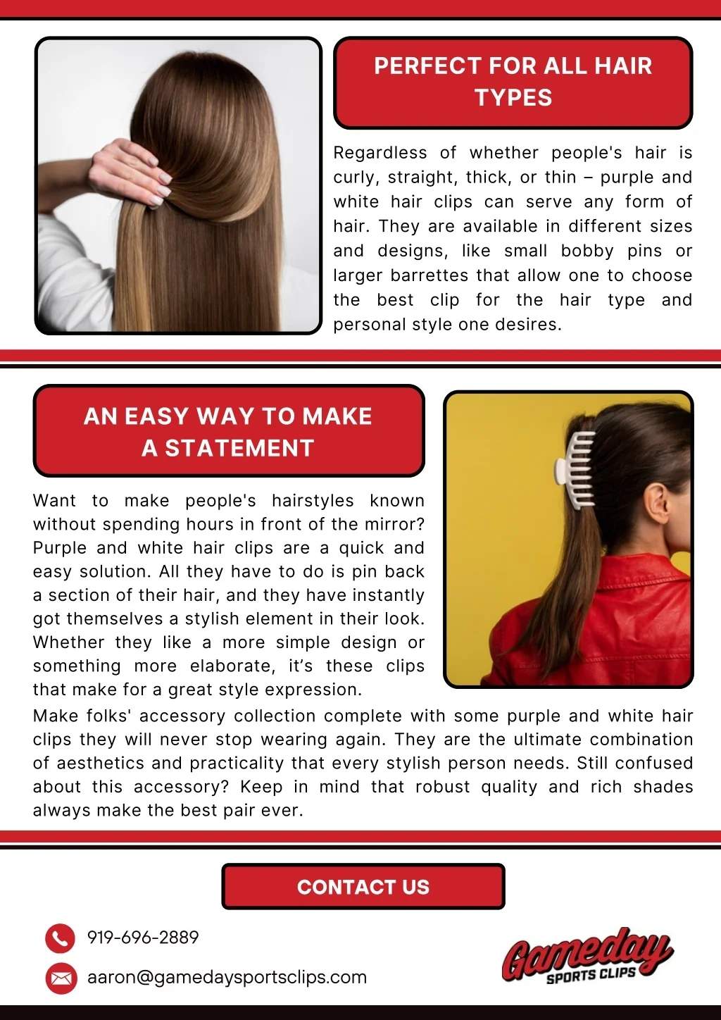 PPT - Purple and White Hair Clips: A Trendy Twist for Every Outfit ...