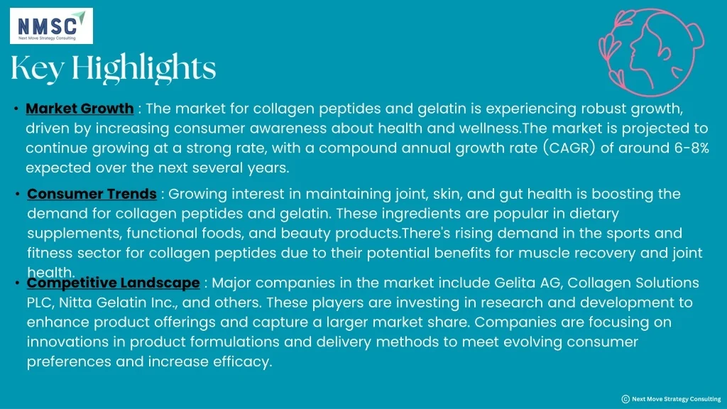 PPT - Collagen Peptide & Gelatin Market: A Booming Trend in Health and ...