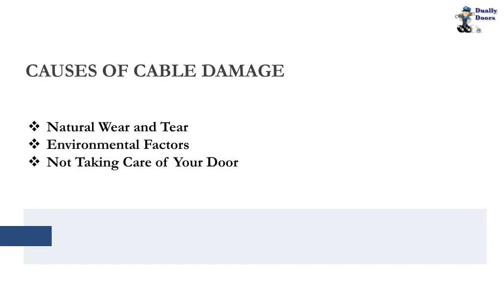 PPT - Garage Door Cable Problems? Trustworthy Replacement Help in ...
