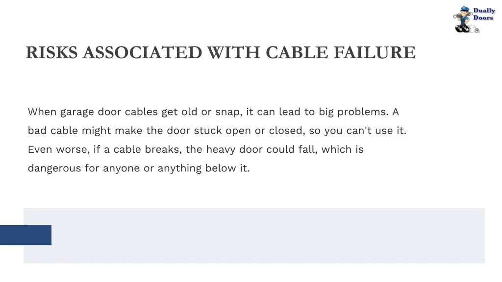 PPT - Garage Door Cable Problems? Trustworthy Replacement Help in ...