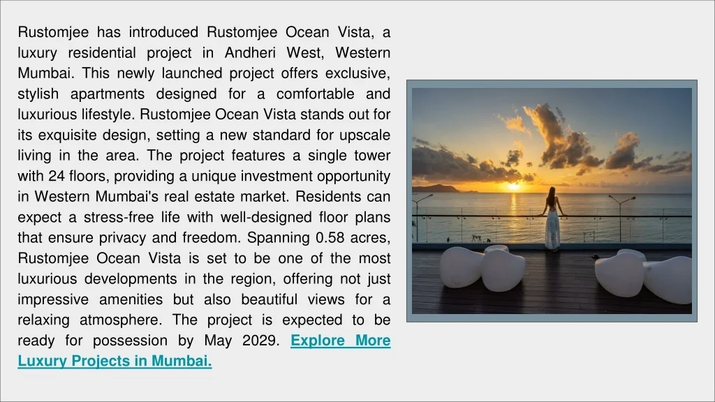 PPT - Rustomjee Ocean Vista in Versova, Mumbai | Buy 3 & 4 BHK ...