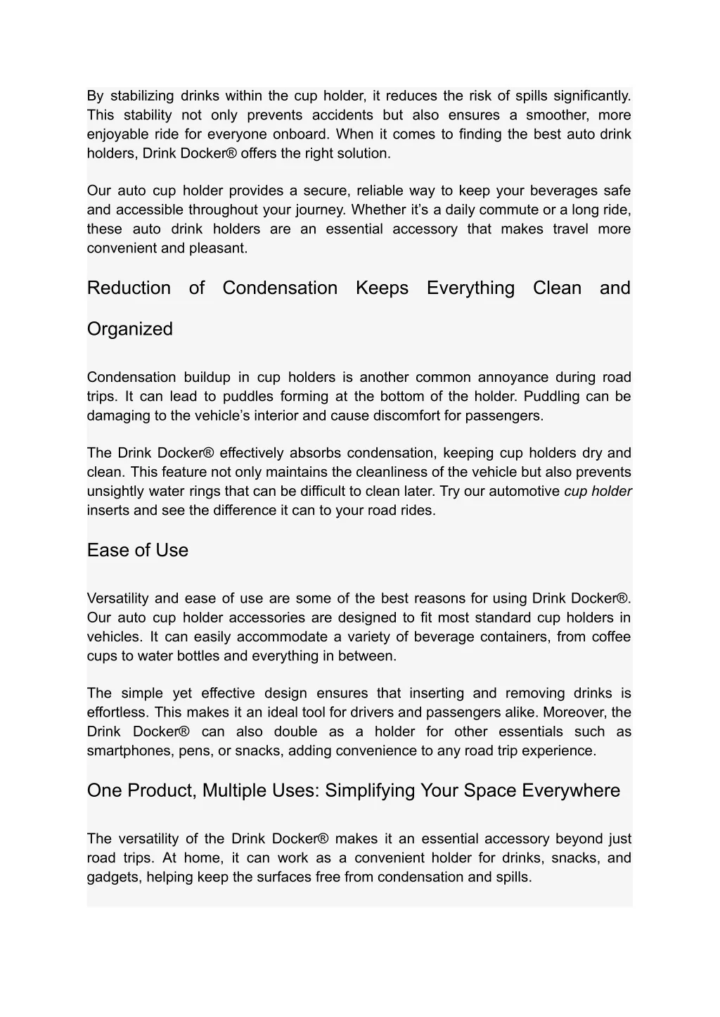 PPT - Why You Need a Drink Docker® for Your Next Road Trip PowerPoint ...