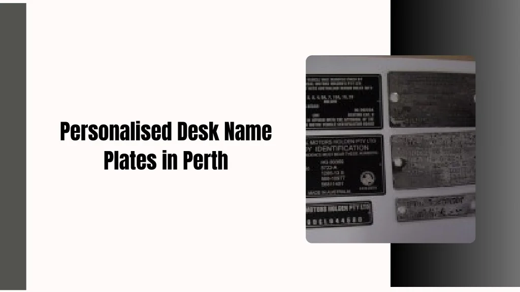 PPT - Stylish Desk Name Plates in Perth for Professional Workspaces ...