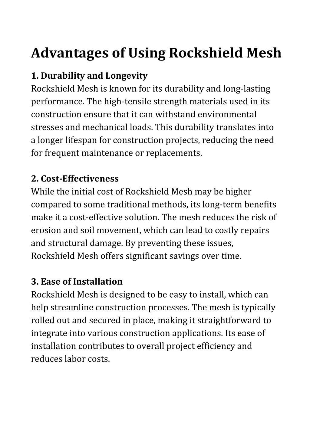 PPT - Rockshield Mesh Protecting Infrastructure and Improving Stability ...