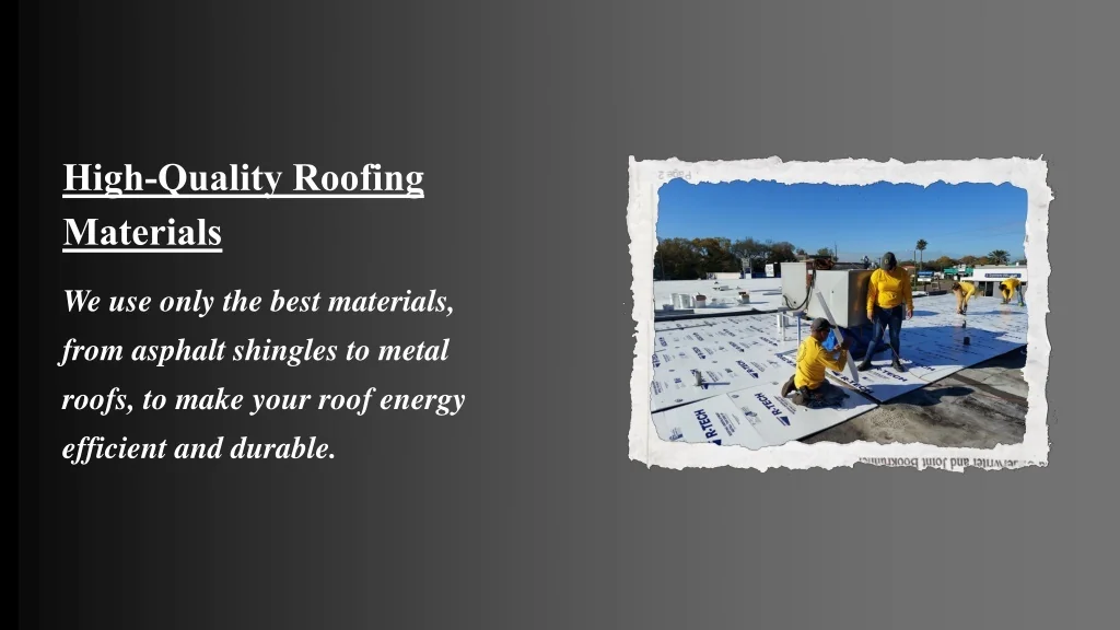 PPT - Top Residential Roofing Solutions for Lasting Protection ...