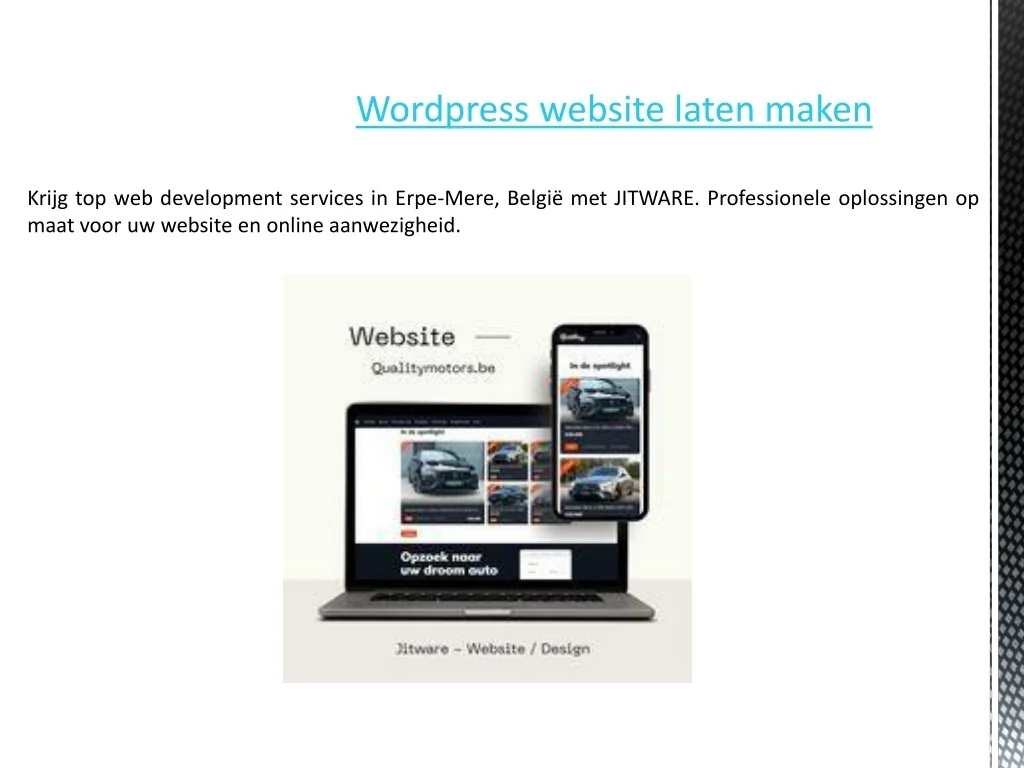 PPT - Website Laten Maken | JITWARE PowerPoint Presentation, free ...