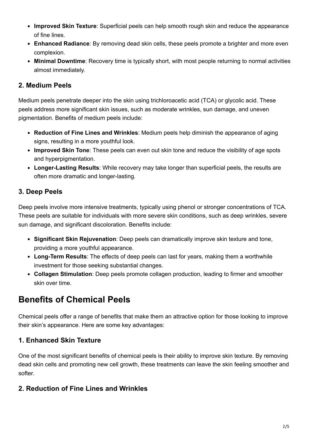 PPT - Revealing Fresh Skin The Benefits of a Chemical Peel in ...