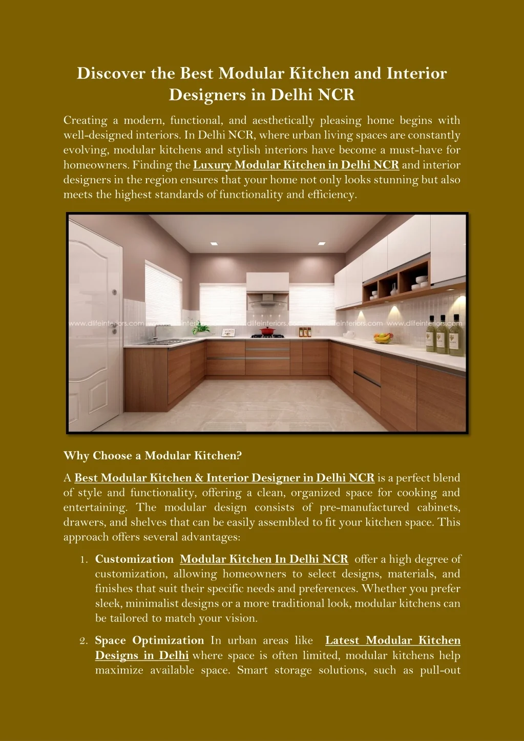 PPT - Discover the Best Modular Kitchen and Interior Designers in Delhi ...