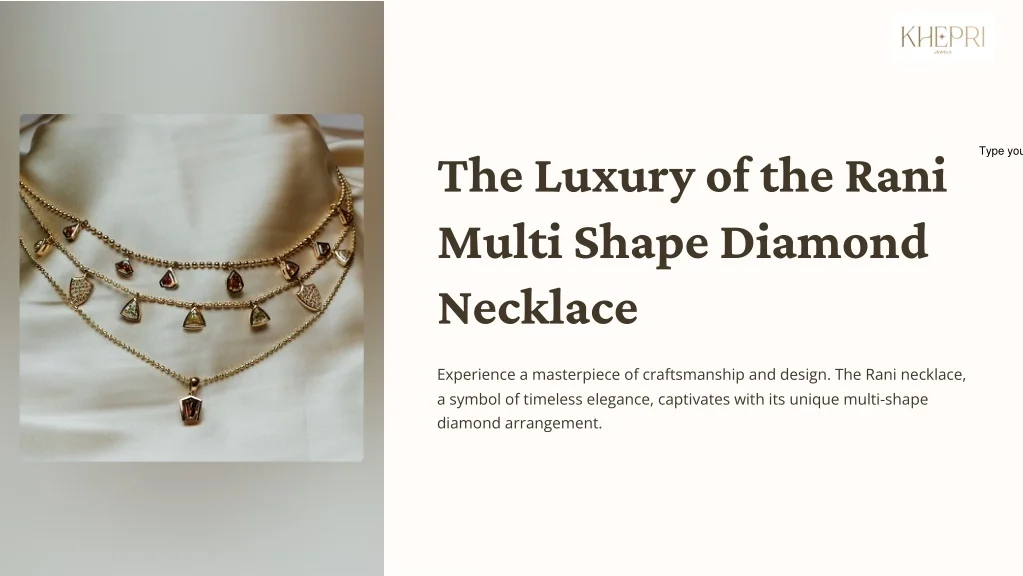 PPT - The Luxury of the Rani Multi Shape Diamond Necklace PowerPoint ...
