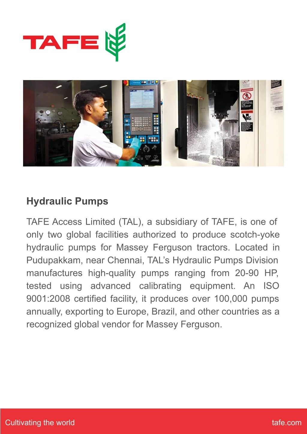 PPT - Quality Hydraulic Pumps by TAFE Access Limited PowerPoint ...