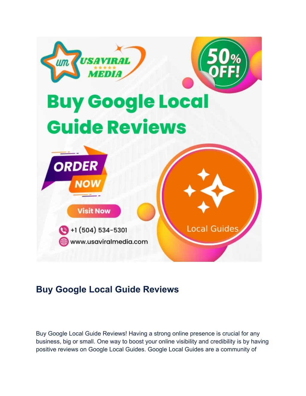PPT - Buy Google Local Guide Reviews _ Boost Your Business Credibility ...