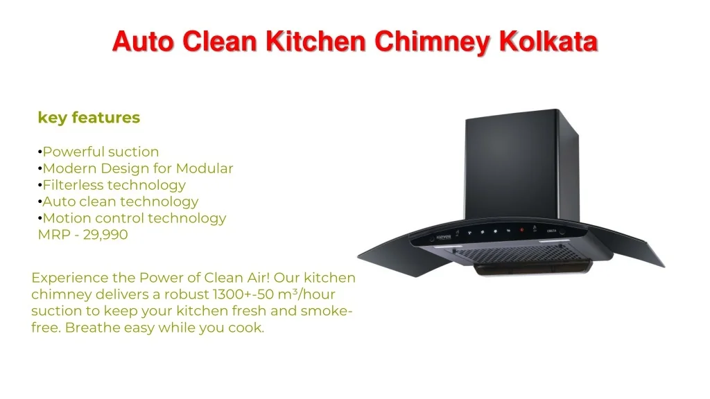 PPT - Auto Clean Kitchen Chimney Kolkata PowerPoint Presentation, free ...