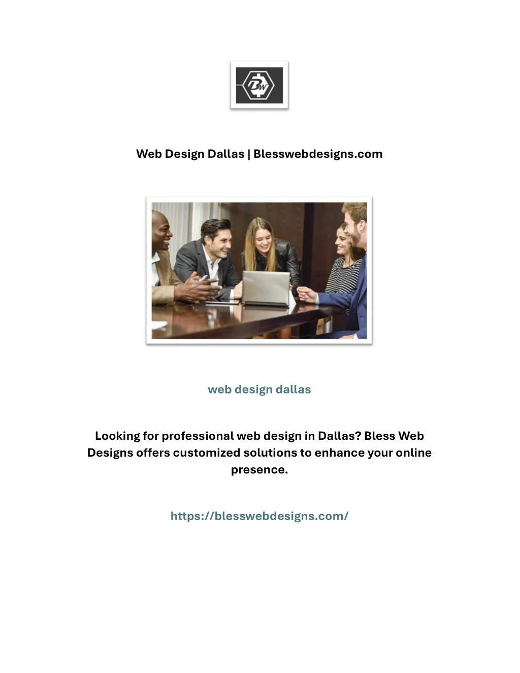 PPT - Web Design Dallas | Blesswebdesigns.com PowerPoint Presentation ...