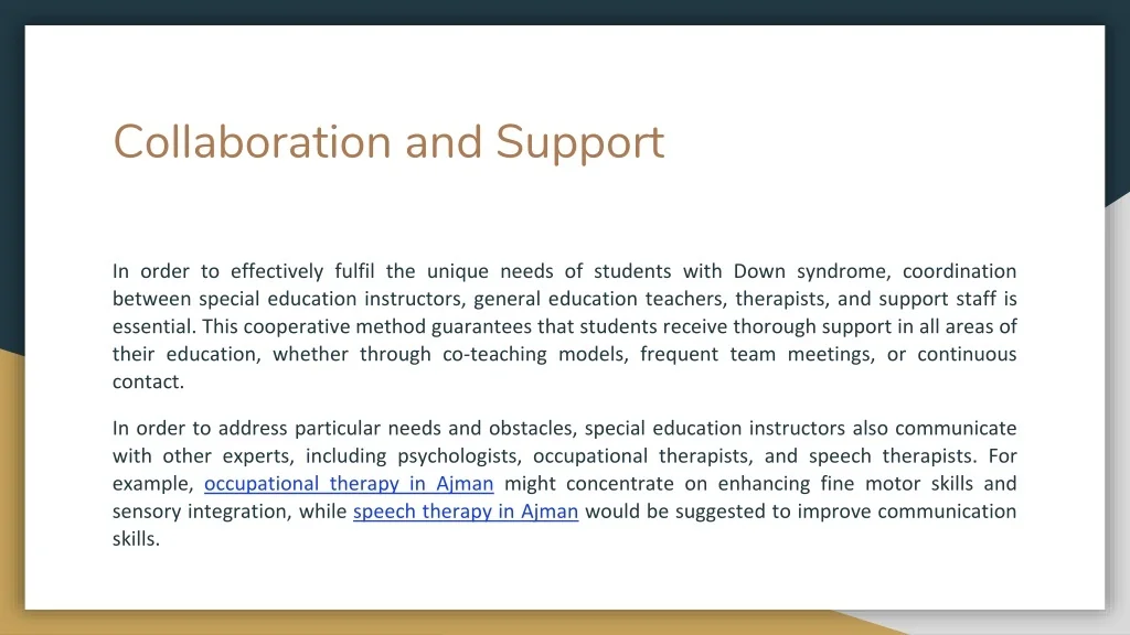 PPT - The Role of Special Education Teachers in Supporting Students ...