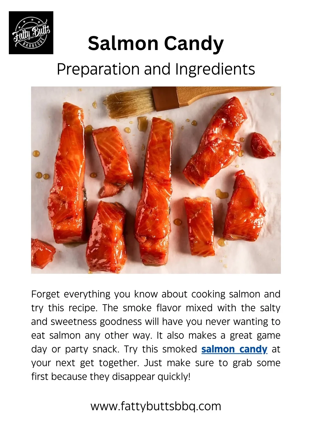 PPT - Salmon Candy - Fatty Butts BBQ PowerPoint Presentation, free ...