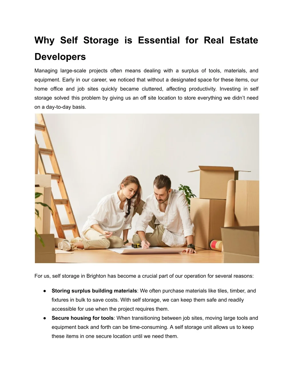 PPT - Your Real Estate Success Partner, Self Storage PowerPoint ...