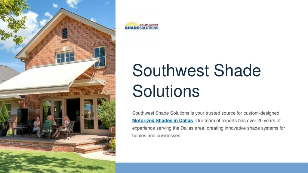 PPT - Innovative Motorized Shades for Modern Dallas Living PowerPoint ...