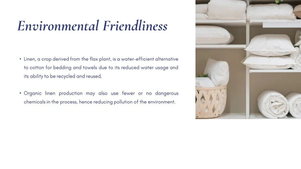 PPT - 5 Key Reasons Why Hotels Opt for Sustainable Linen Products ...