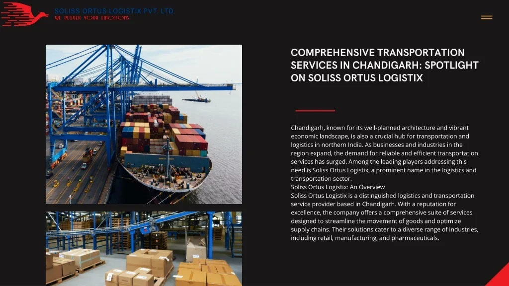 PPT - Comprehensive Transportation Services in Chandigarh Spotlight on ...