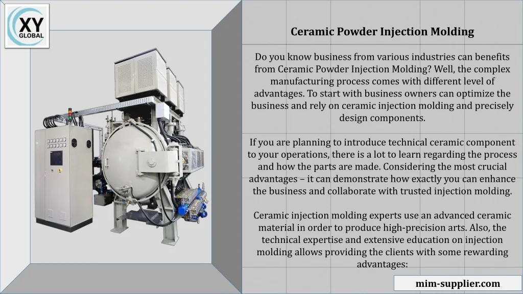 PPT - The Benefits of Ceramic Powder Injection Molding PowerPoint ...