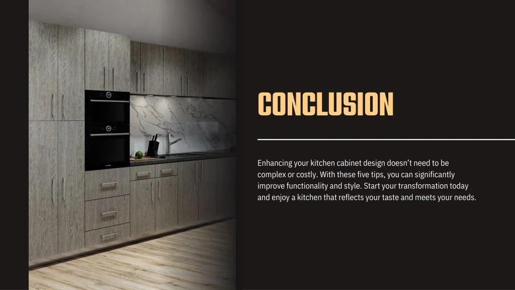 PPT - 5 Tips to Improve Your Kitchen Cabinet Design PowerPoint ...