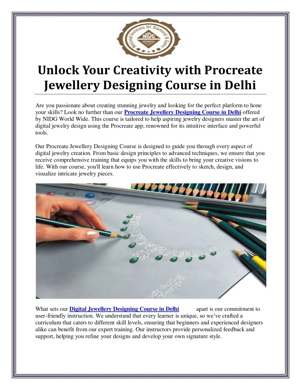PPT - Procreate Jewellery Designing Course in Delhi PowerPoint ...
