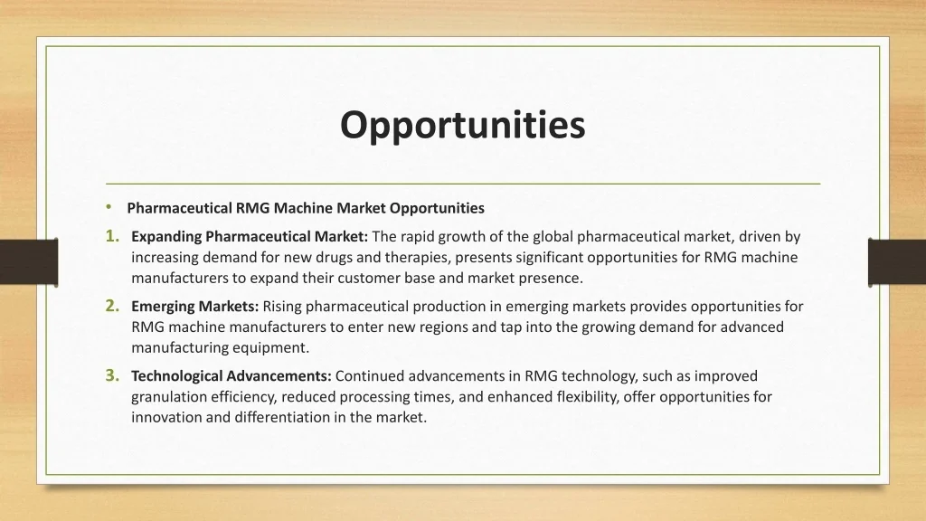 PPT - Pharmaceutical RMG Machine Market PowerPoint Presentation, free ...