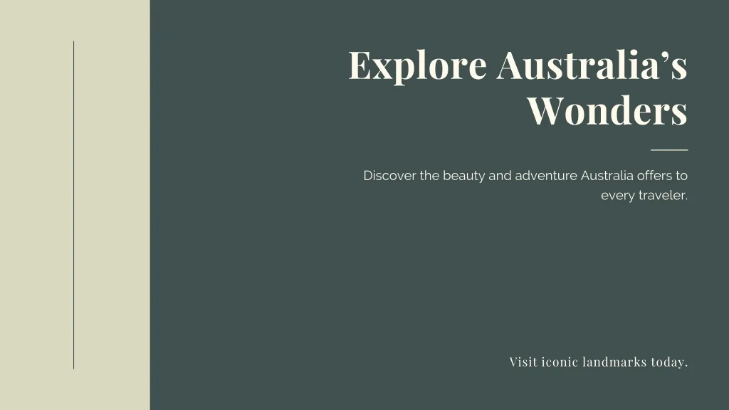 PPT - Top ten best things to do in australia PowerPoint Presentation ...