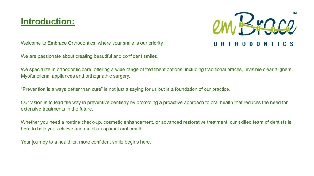 PPT - Best Dentist in Khar/ Dentist In Bandra - Embrace Orthodontics ...