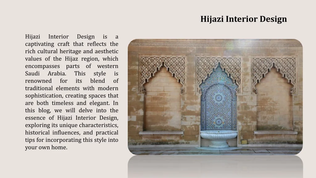 PPT - Hijazi Interior Design Crafting Timeless Elegance PowerPoint ...