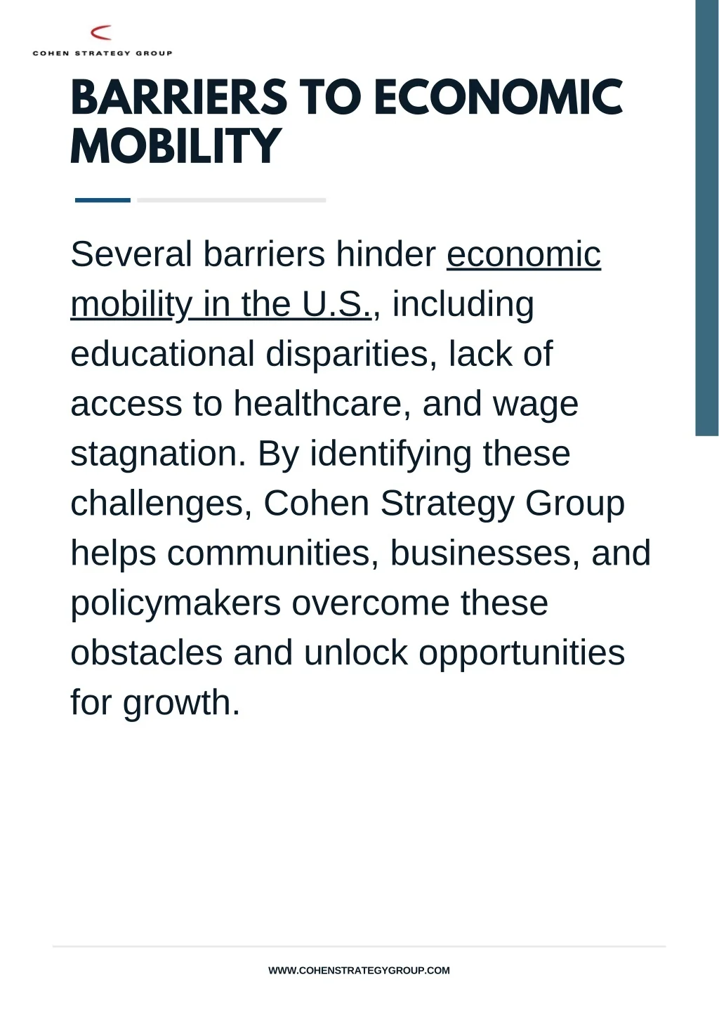 PPT - Unlock Economic Mobility in America with Cohen Strategy Group ...