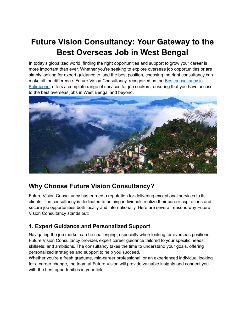 PPT - Future Vision Consultancy, Leading the Way as a Premier Manpower ...