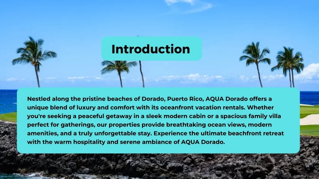 PPT - Oceanfront Vacation Rentals Dorado: Luxury Villas by AQUA Dorado PowerPoint Presentation ...