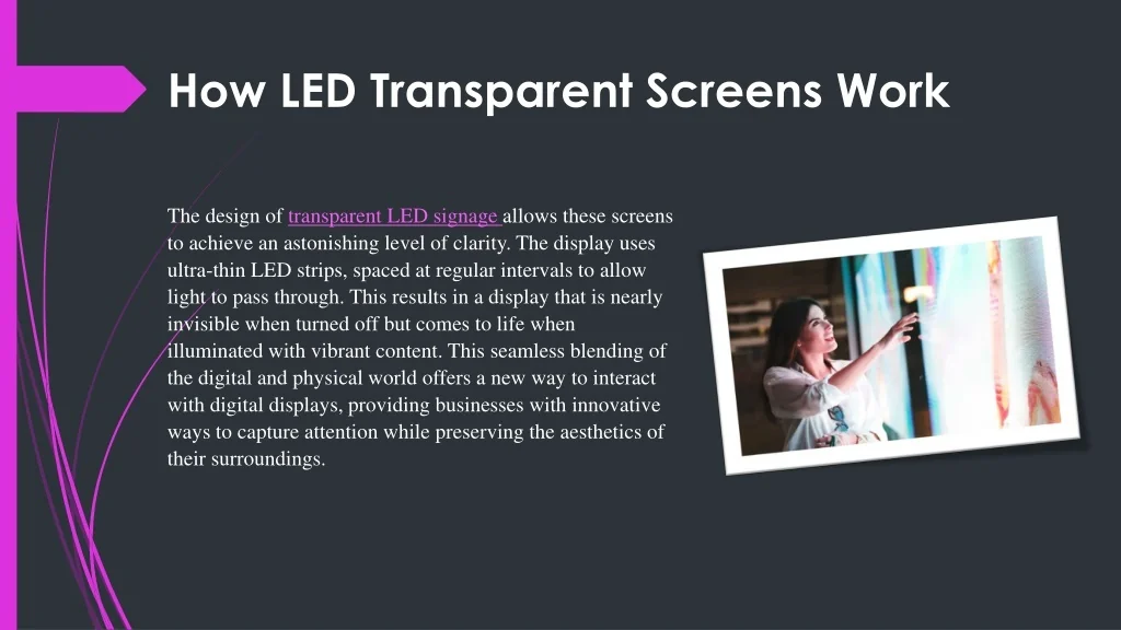 PPT - LED Transparent Screens: The Future of Dynamic Advertising by ...