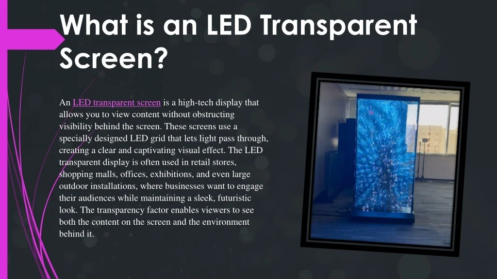 PPT - LED Transparent Screens: The Future of Dynamic Advertising by ...