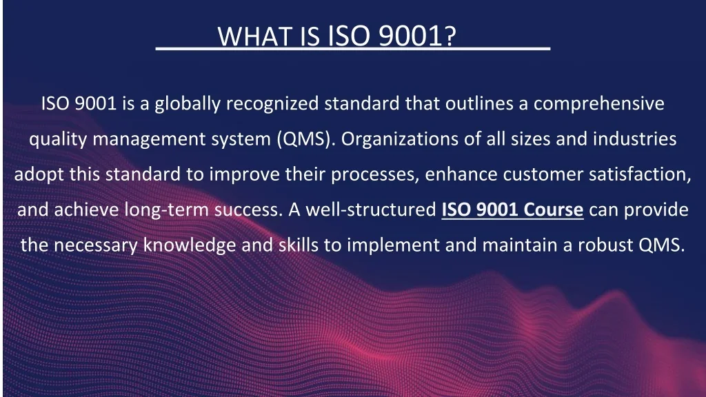 PPT - Comprehensive ISO 9001 Courses for Quality Management Success ...
