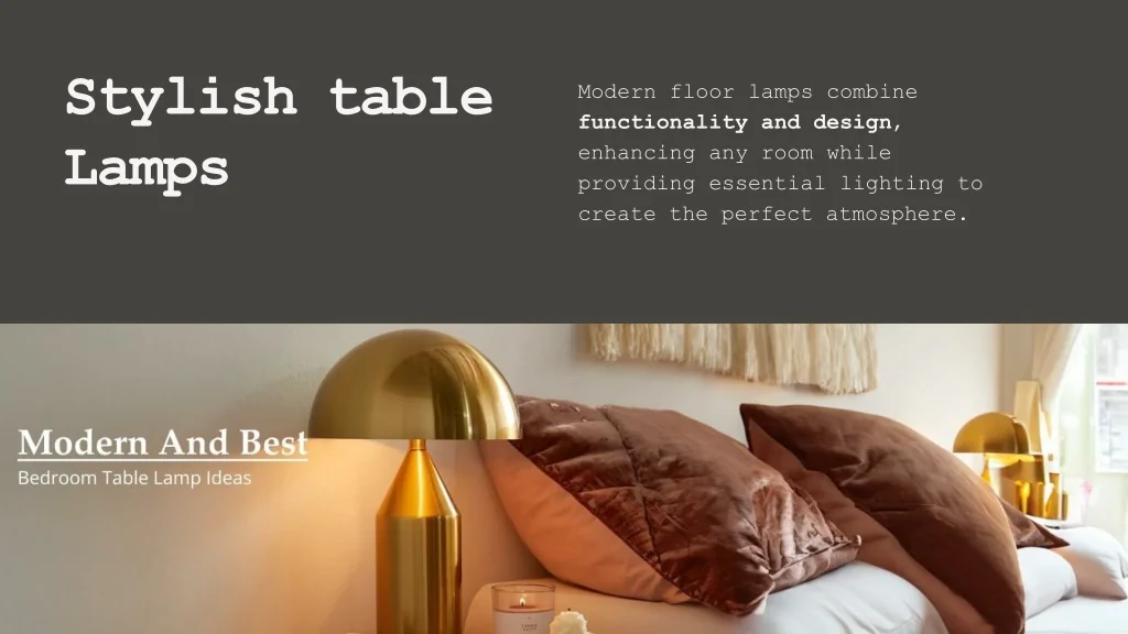 PPT - Top Floor Lamps & Pendant Lights for Home Decor – Whispering ...